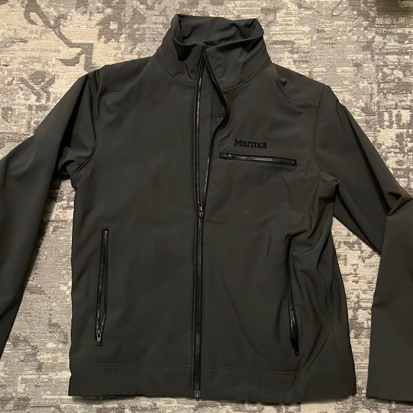 Marmot | Jackets & Coats | Marmot Dark Grey Soft Shell Jacket | Poshmark